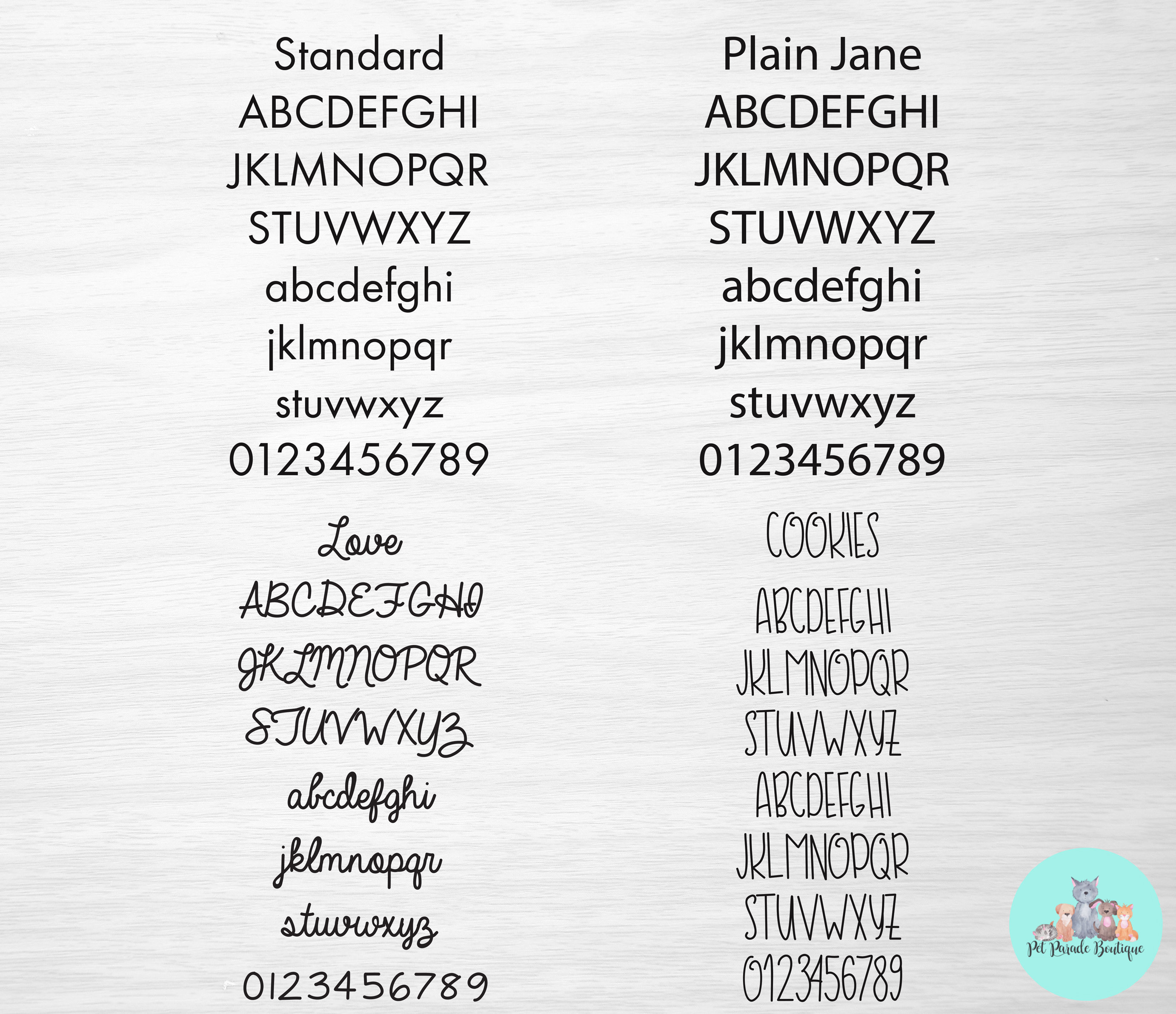 Font Change for Personalized Pet Tags Dog Tags for Dogs Cat | Etsy