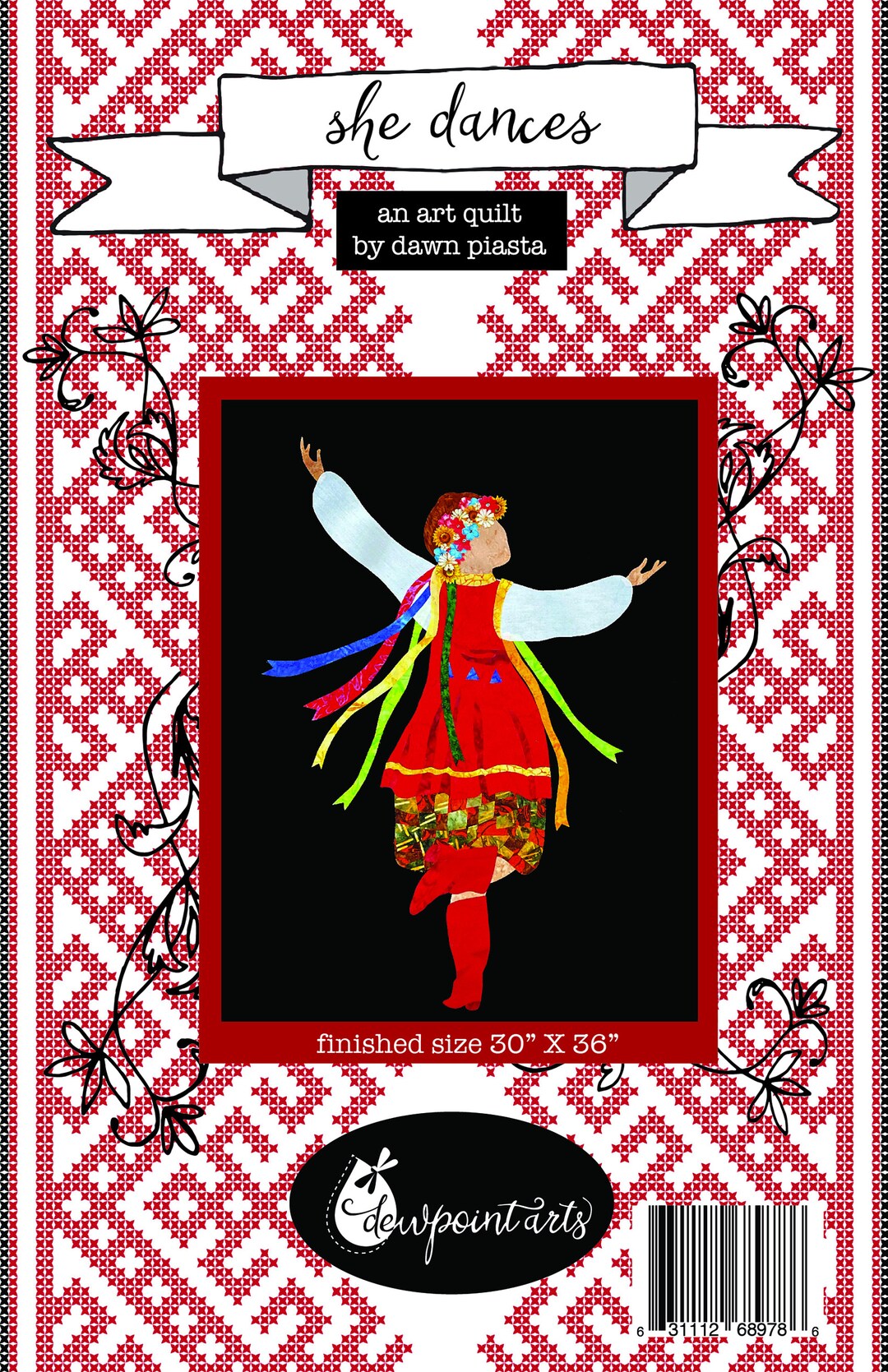 She Dances: Ukrainian Dancer Applique Art Quilt Pattern - Etsy