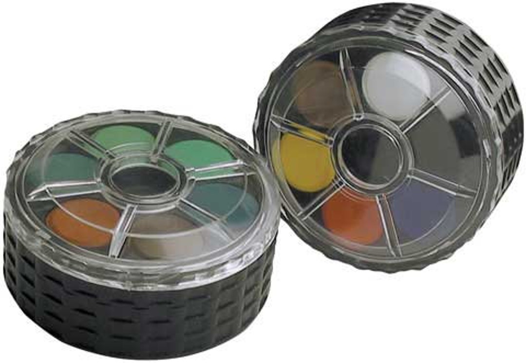 Koh-i-noor Watercolor Wheel Stack Pack of 24 Color Pans - Etsy