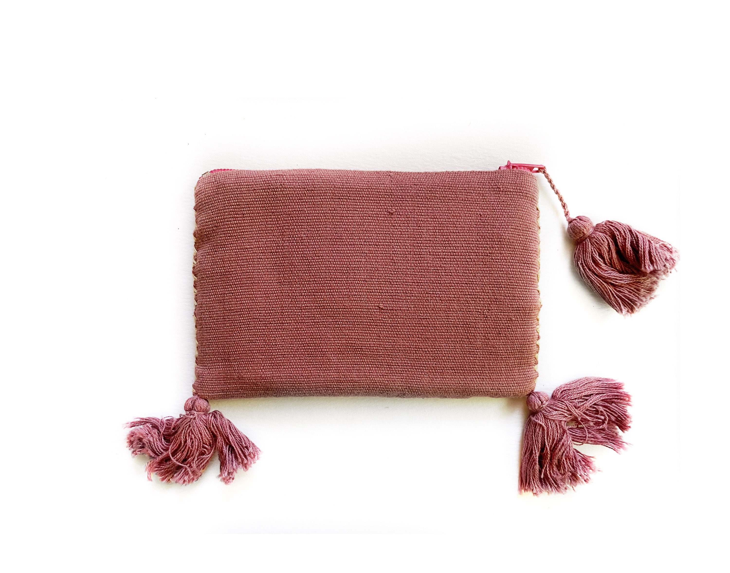 Tassel Handmade Pouch - Chiapas Mexico - Fairtrade - Textile - Etsy