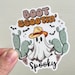 Boot Scootin’ Spooky | Vinyl Sticker - Etsy