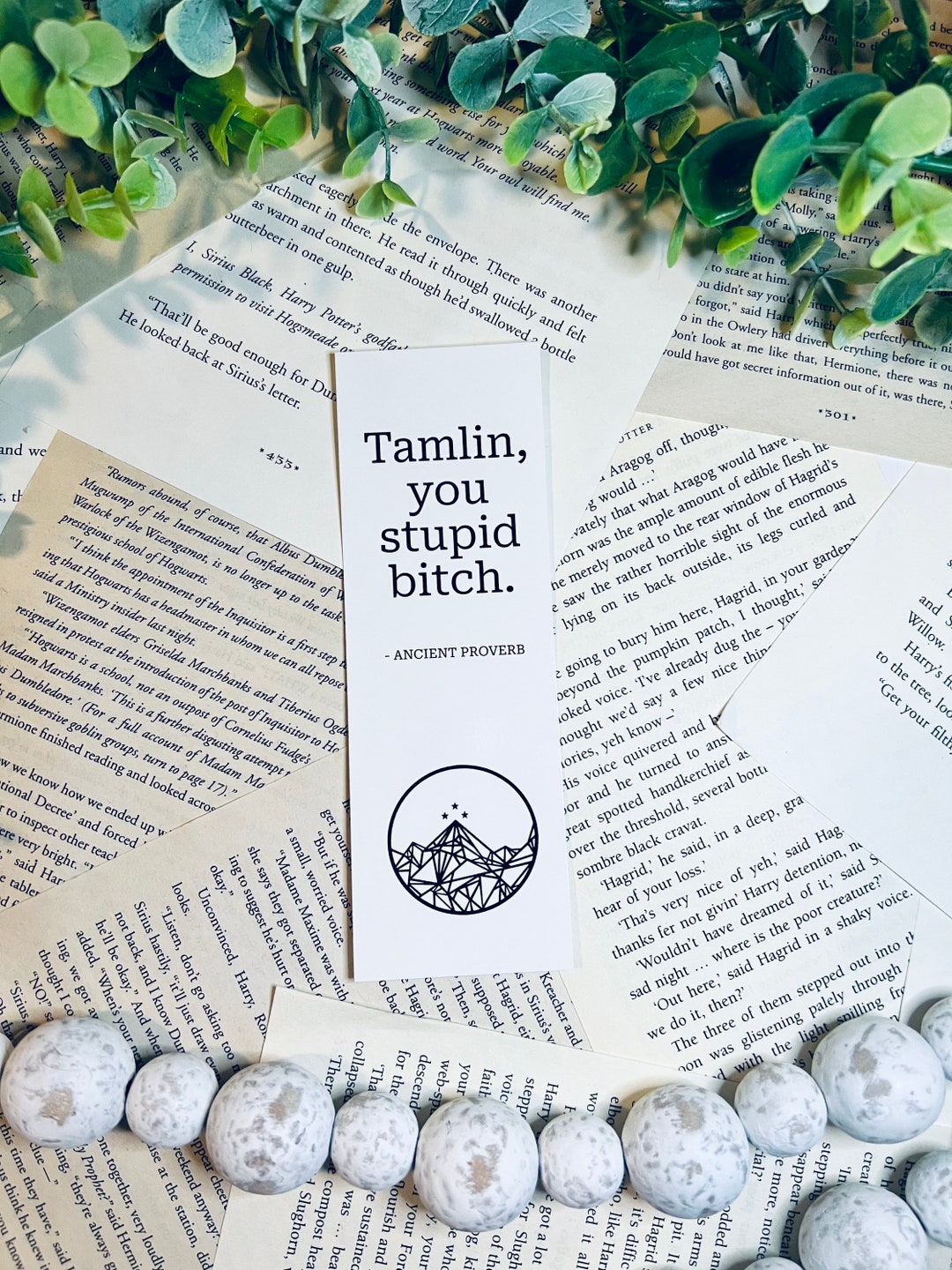 Tamlin, You Stupid Bitch | Bookmark - Etsy