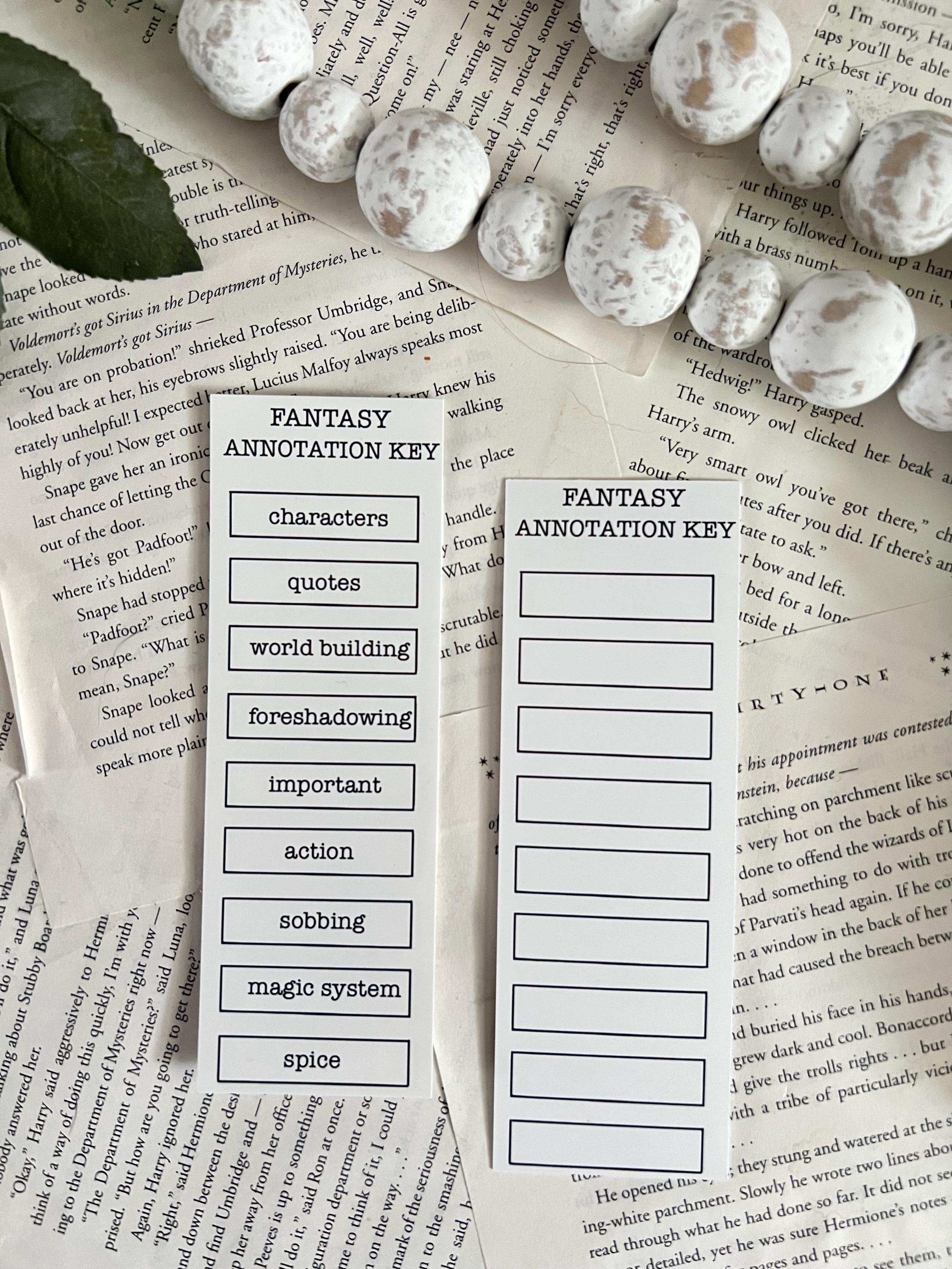 Annotating Bookmark - Etsy