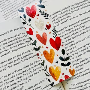 Cute Heart Bookmark SET OF 2 - Etsy
