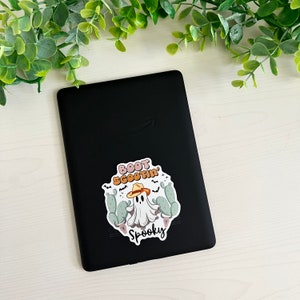 Boot Scootin’ Spooky | Vinyl Sticker - Etsy