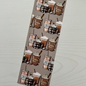 Coffee First Bookmark - Etsy