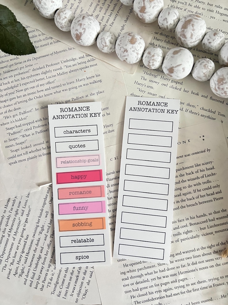 Annotating Bookmark - Etsy