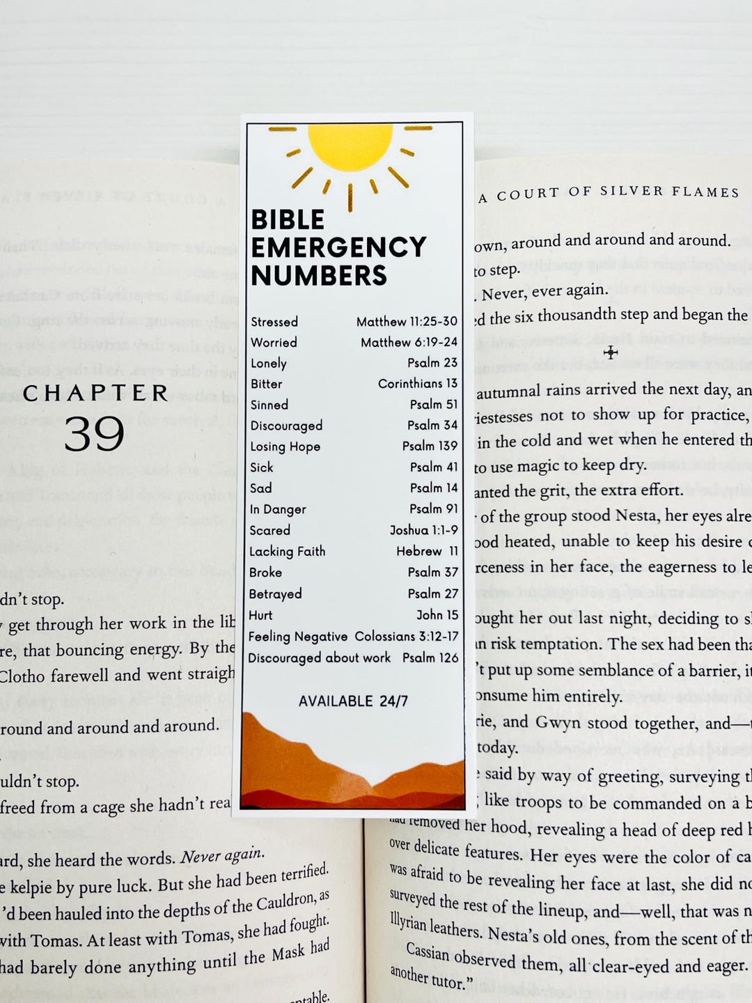 Bible Emergency Numbers | Bookmark - Etsy