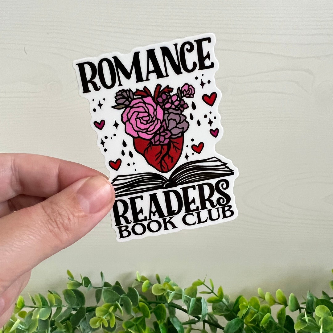 Romance Readers Book Club | Vinyl Sticker - Etsy