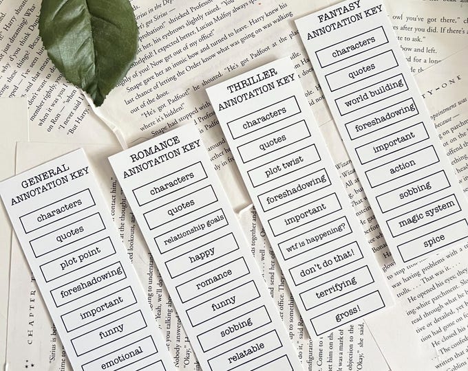 Annotating Bookmark - Etsy