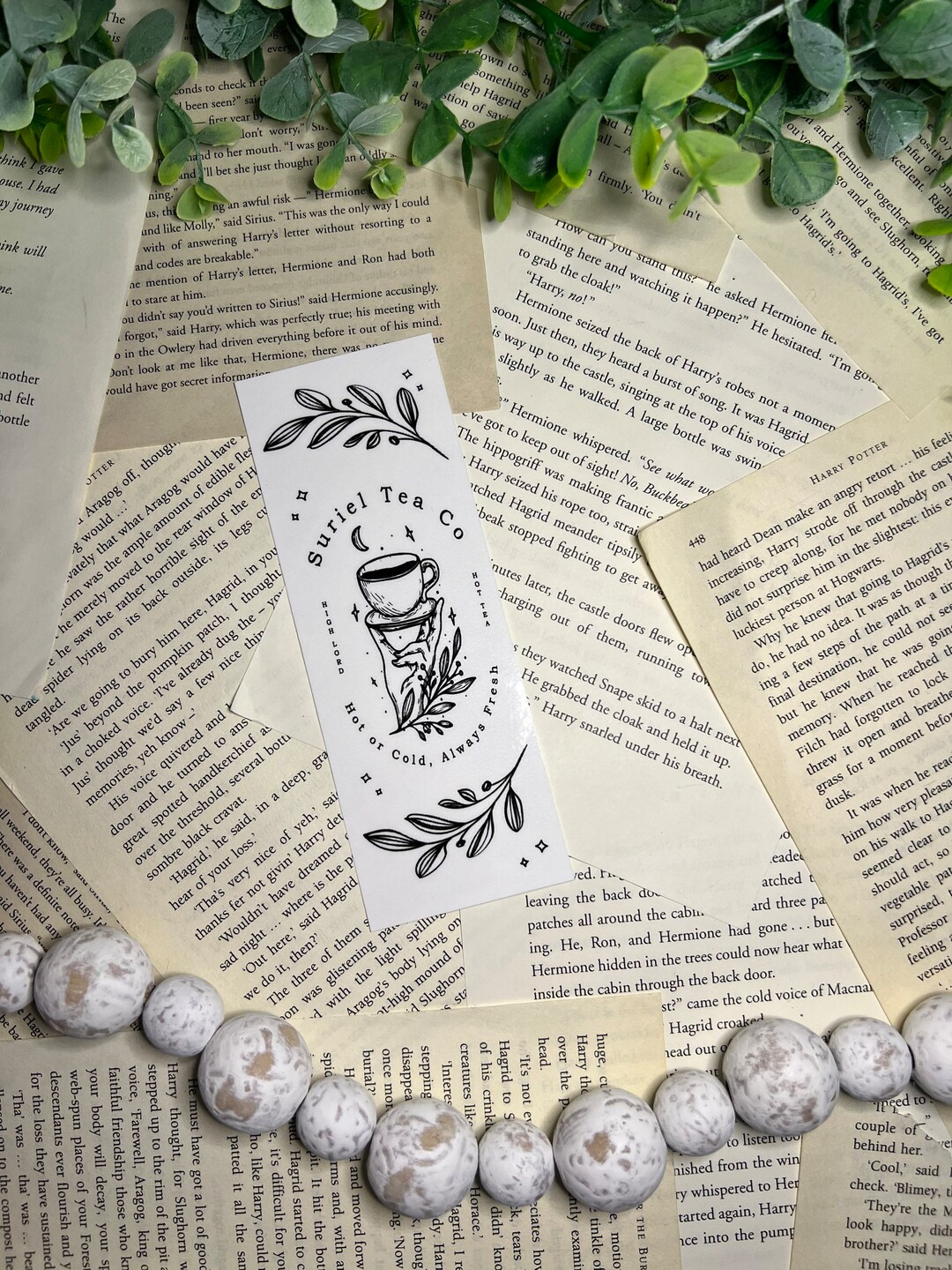 Suriel Tea Co | ACOTAR | Bookmark - Etsy