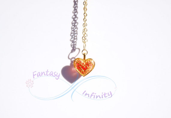 Heart Container Necklace Fanart - Etsy