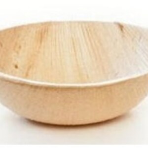 Bamboo Style 3.5 Inch Mini Bowls Palm Leaf Disposable Eco-friendly ...