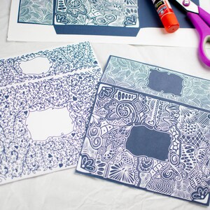 Printable Envelopes, Decorative Envelopes, Envelope Template, Penpal ...