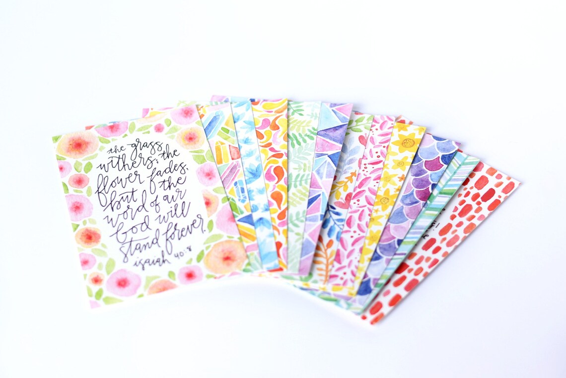 Bible Verse Cards Scripture Verse Cards Memory Verse Cards - Etsy