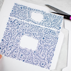 Printable Envelopes, Decorative Envelopes, Envelope Template, Penpal ...