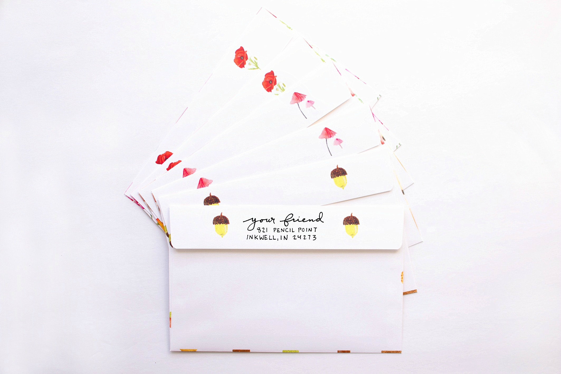 Decorated Envelopes Nature Envelopes Mail Art Envelope Art | Etsy