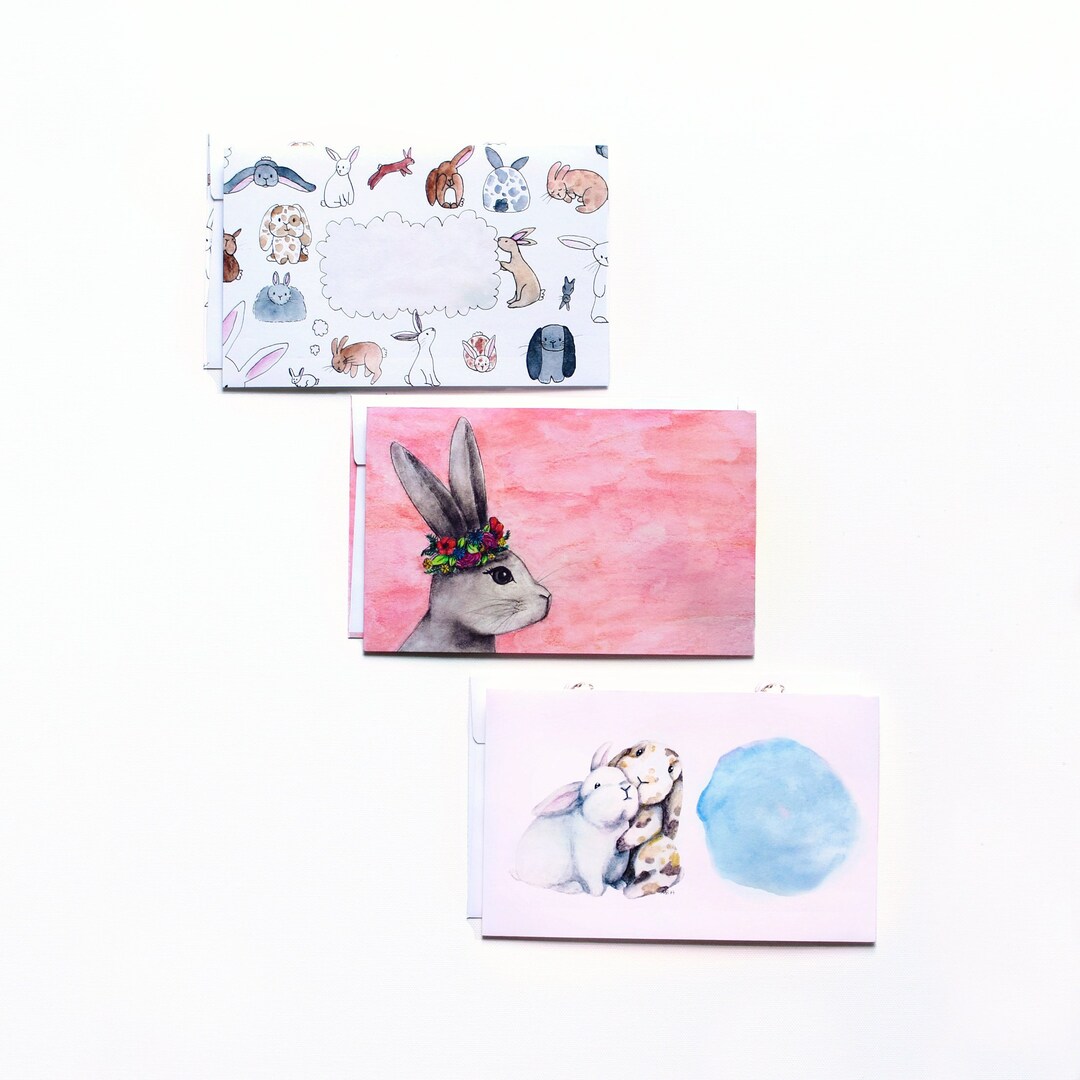 Decorative Envelopes, Rabbit Envelope Set, Mail Art, Envelope Art ...