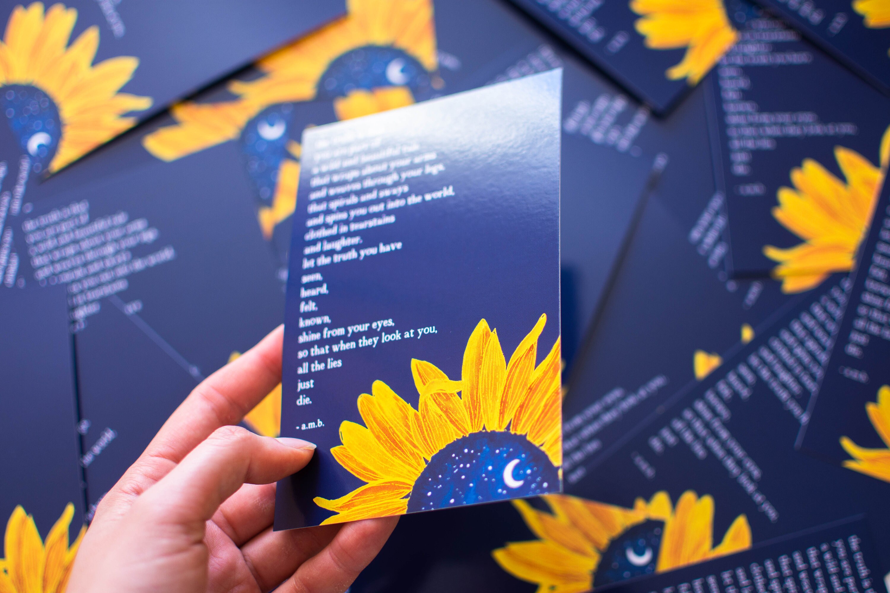 Truth is Postcard Poem Cards Painted Postcards Poem Art - Etsy