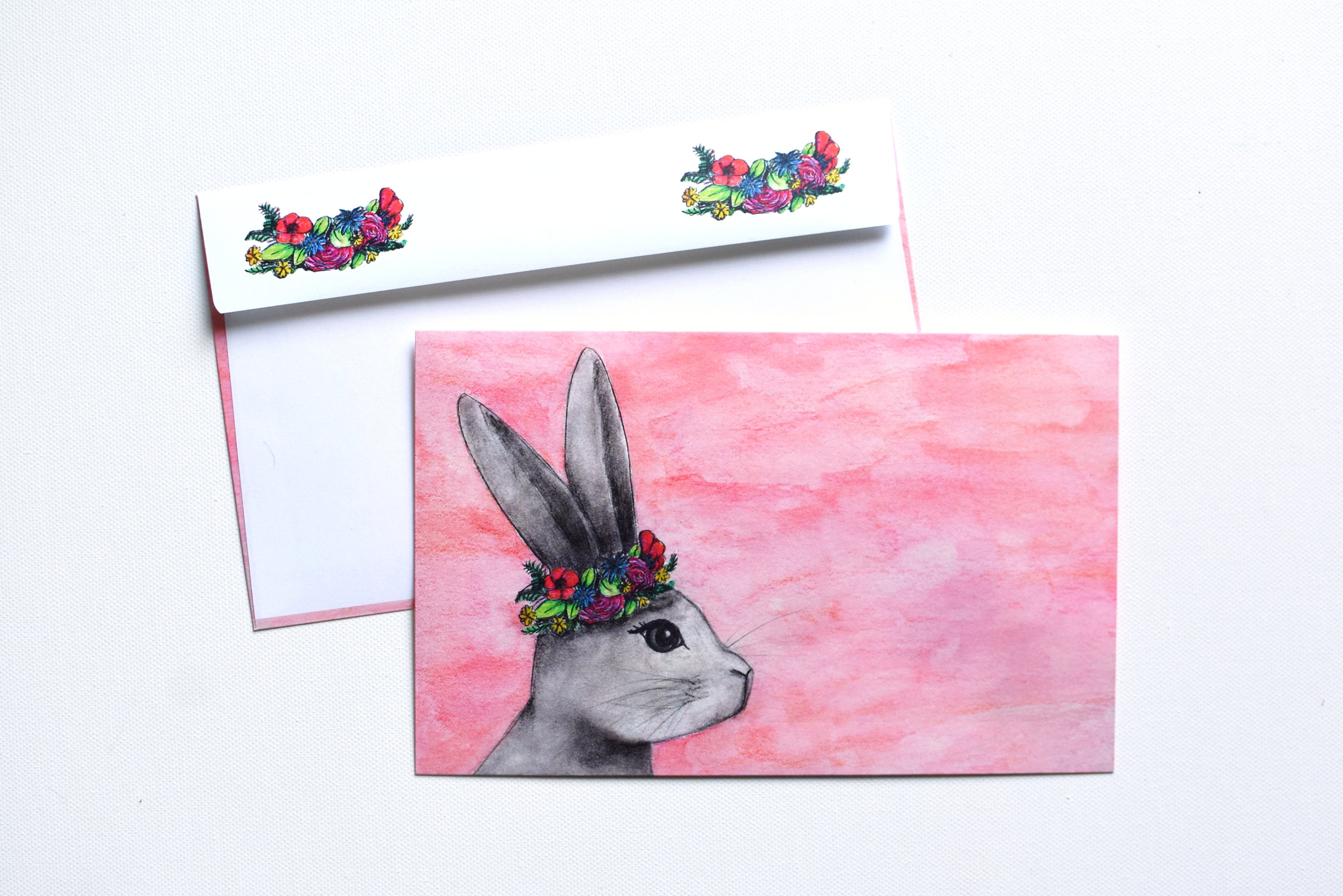 Decorative Envelopes Rabbit Envelope Set Mail Art Envelope | Etsy