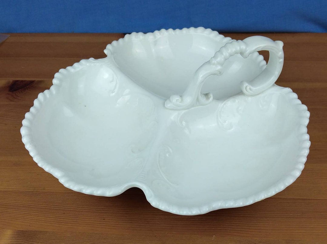 Vintage Crown Staffordshire Trefoil 3 Leaf Serving Dish L - Etsy