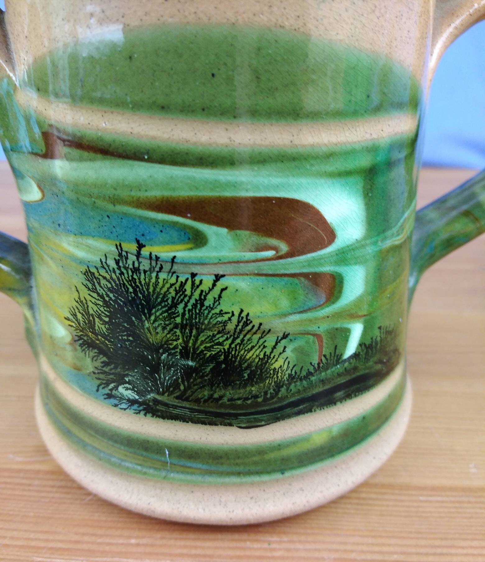 Boscastle Pottery Roger Irving Little Two Handled Mug E4 - Etsy UK