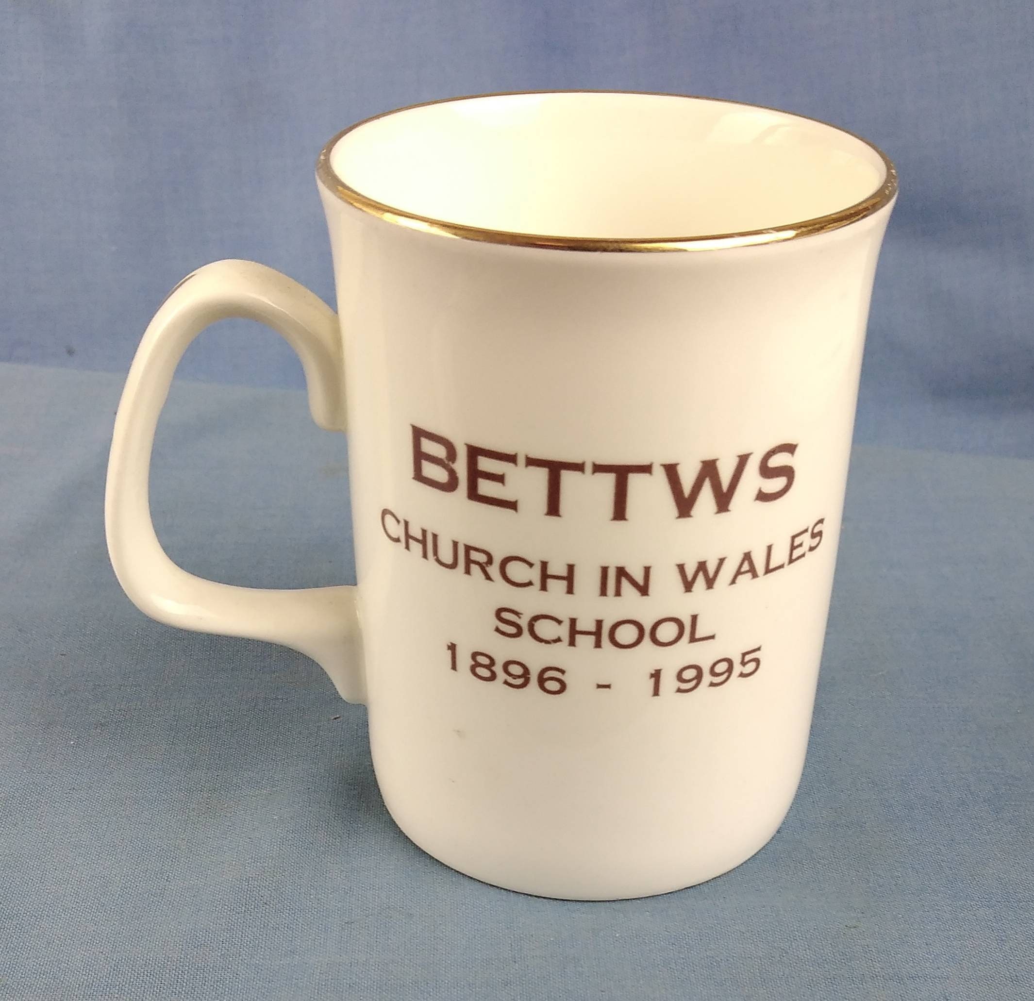 Vintage Mug Bettws Church In Wales School 1896-1995 E1 | Etsy