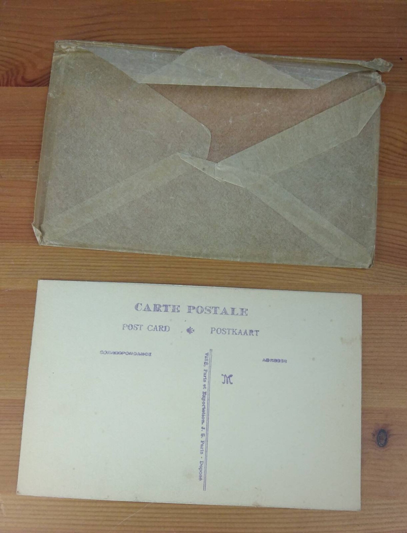 WW1 Embroidered Silk Postcard From Your Loving Husband With Original ...