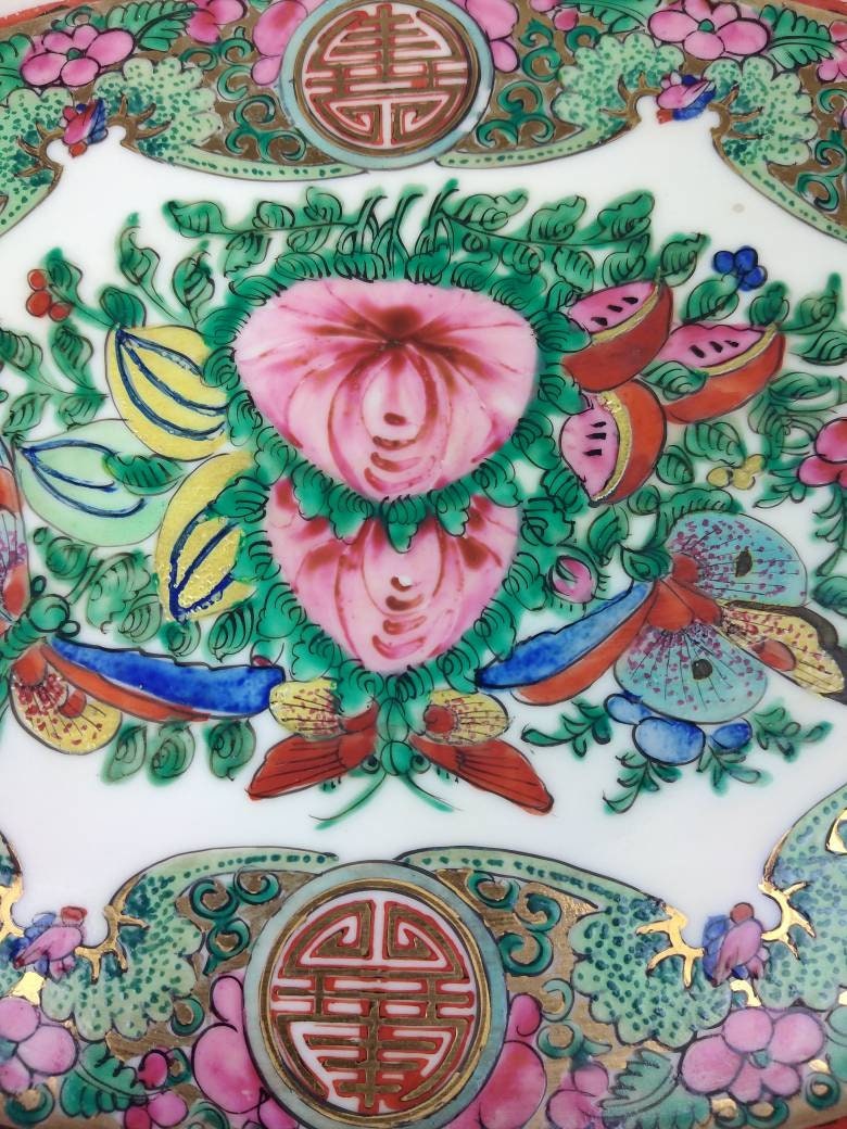 Beautiful Hand Painted Oriental Plate E11 - Etsy UK