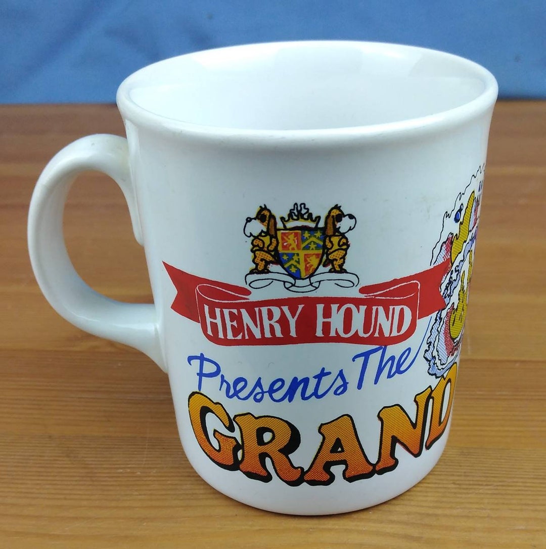 Vintage 1980s Alton Towers Mug Henry Hound Presents the Grand Canyon ...