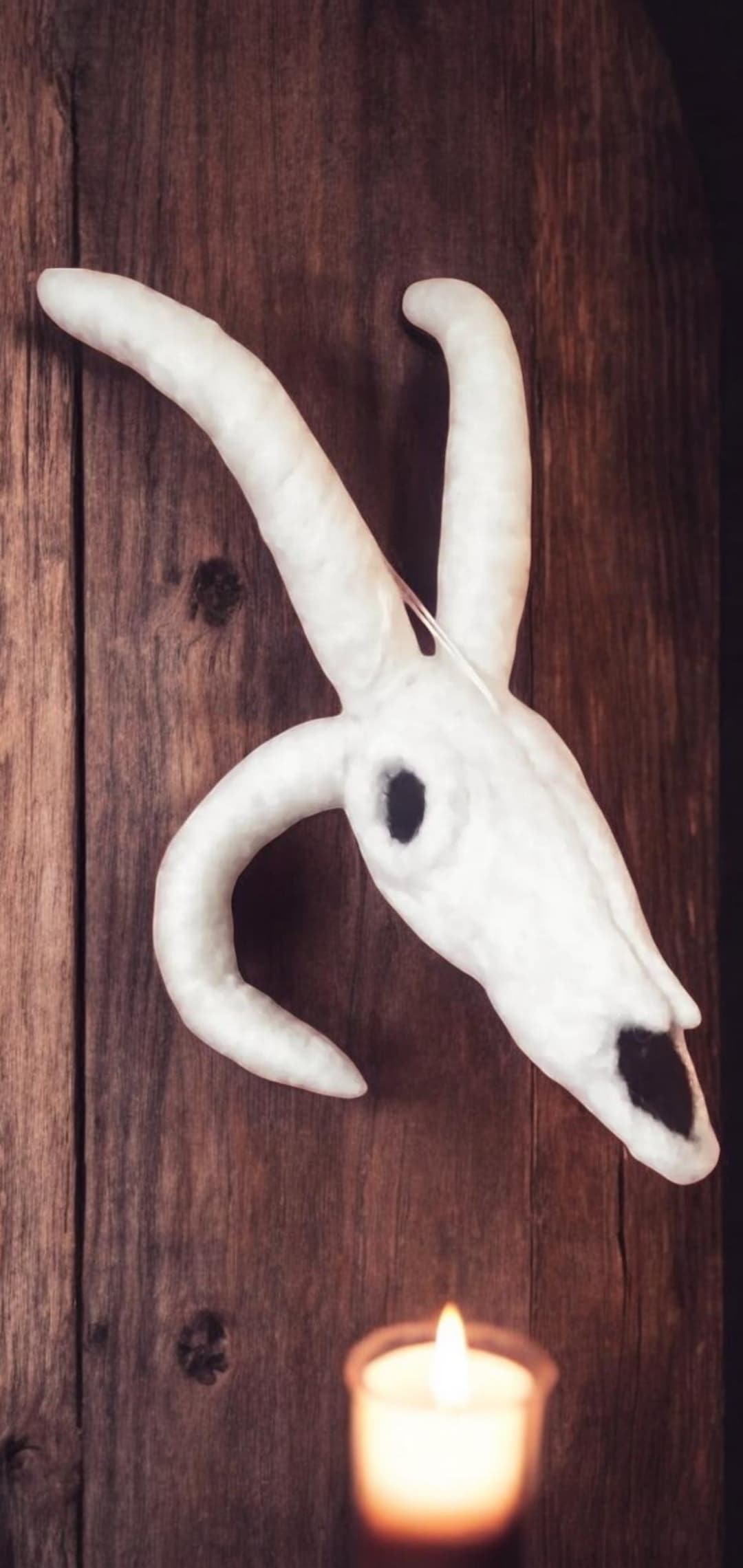 Needle Felted Ram Skull - Handmade Animal Skull Sculpture - Etsy
