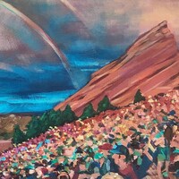 Red Rock Canyon Art Print: Mt Wilson Nevada Landscape - Etsy