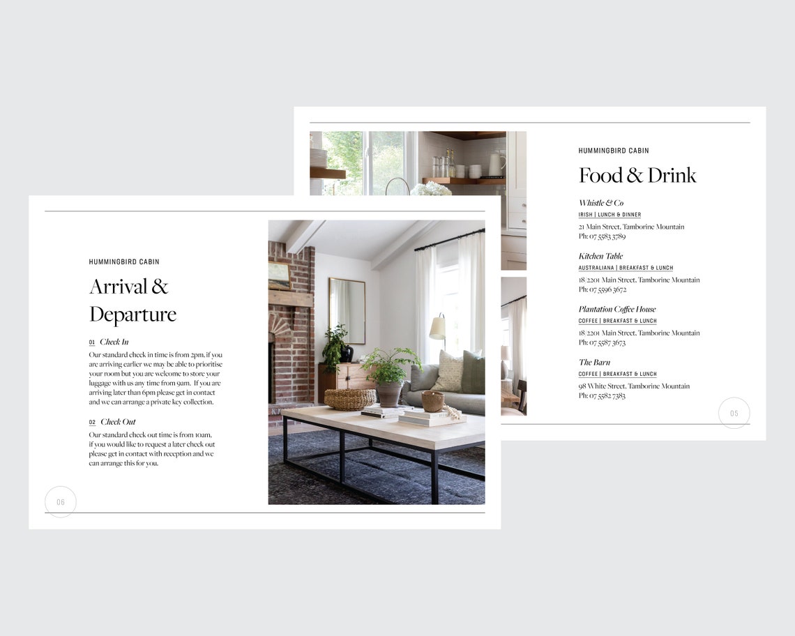 Airbnb Welcome Guide Holiday Rental Guide Rental Template | Etsy