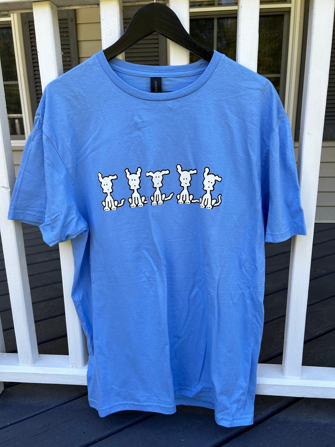 Chippy's Baby Blue T-shirt - Etsy