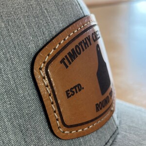 4 or More Sewn on Leather Patch Ranch Hats | Trucker Hats for Farmers ...