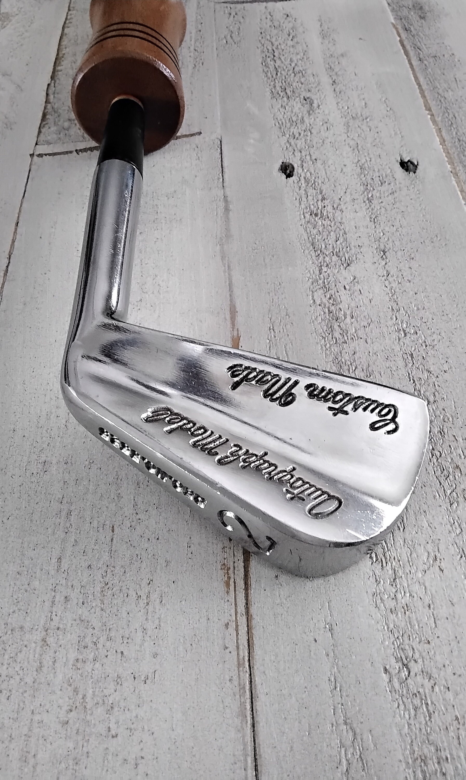 36 Inch Handmade Solid Mahogany Golf Club Walking Cane, Unique Walking ...