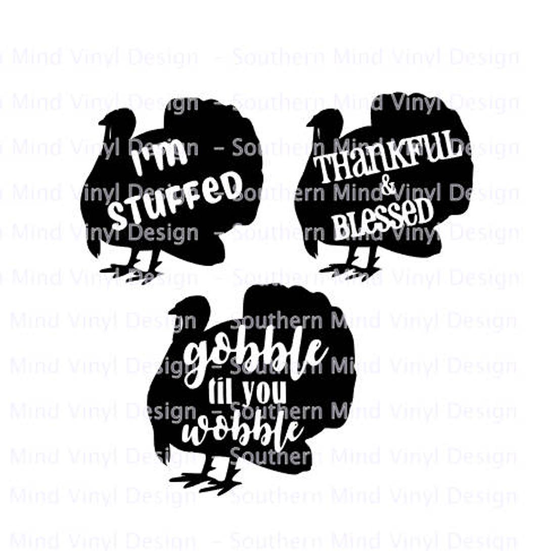 Turkey SVG Set Instant Download - Etsy