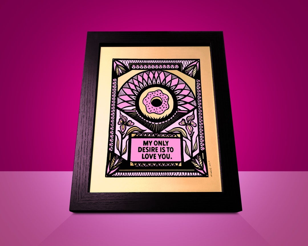 Devotional Donut Screenprint - Etsy