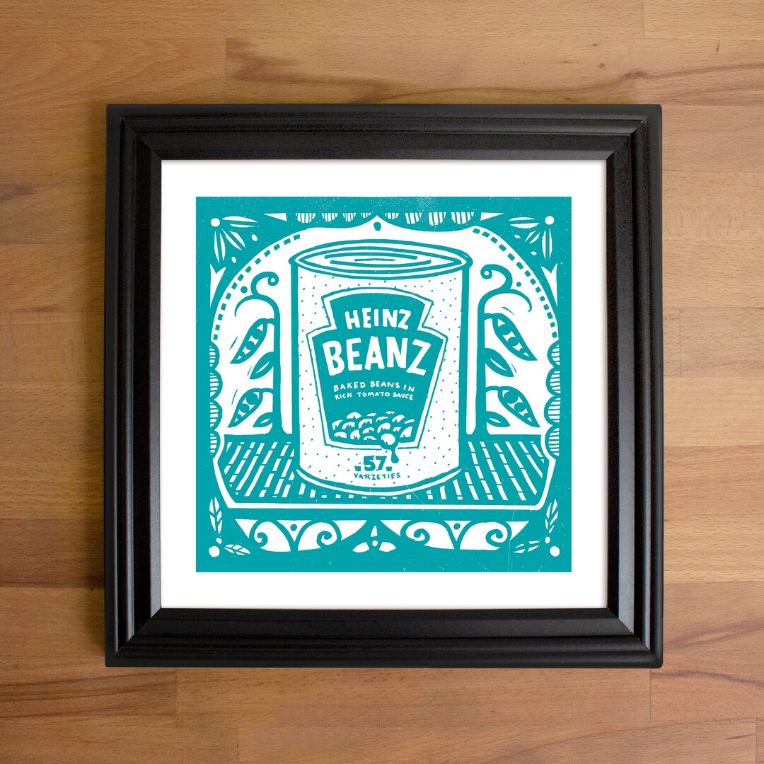 Heinz Beanz Color Print - Etsy
