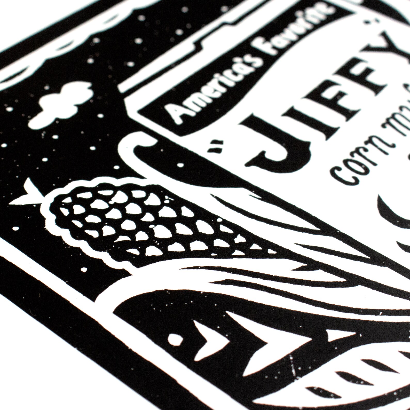 Jiffy Corn Muffin Screen Print - Etsy