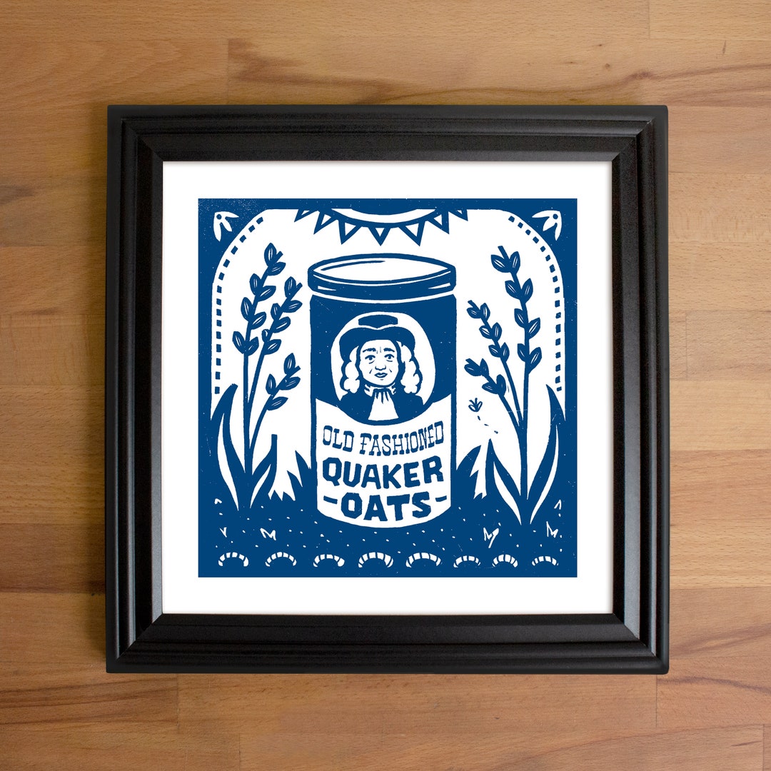 Quaker Oats Color Print - Etsy