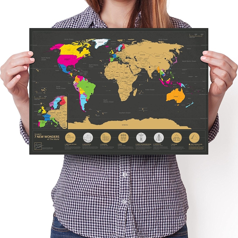 A3 World Map - Etsy UK