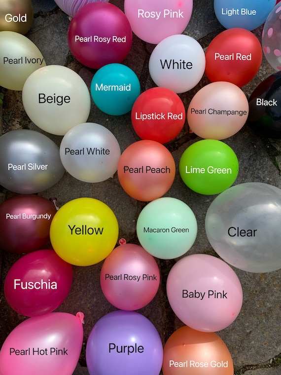 Premium Single Latex Balloons Mix & Match Weddings Hens - Etsy