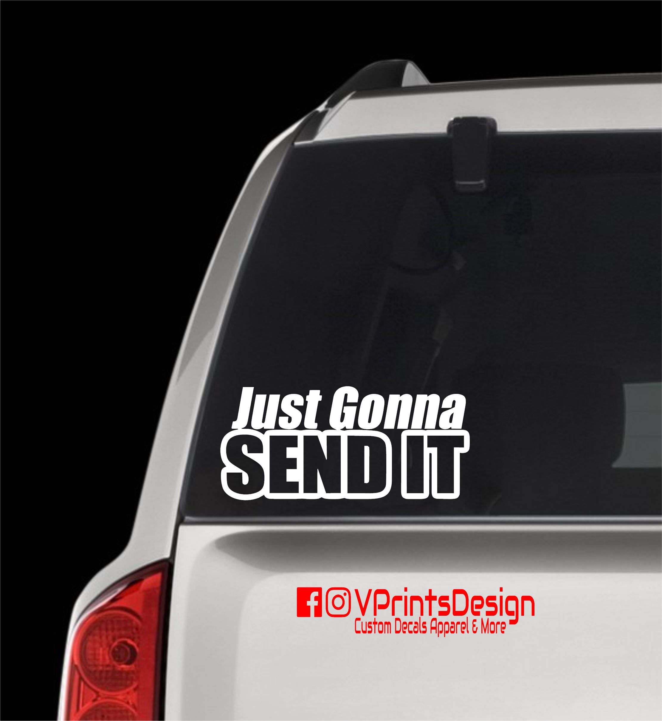 Just Gonna Send It Decal Tumbler Cup Decal Laptop Decal | Etsy