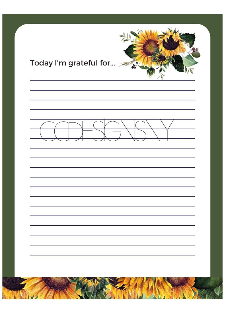 Sunflower Printable Weekly Planner Sunflower Digital Planner 2023 ...