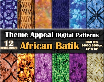 AFRICAN Seamless Patterns Pack of 10 Africa Digital Paper - Etsy