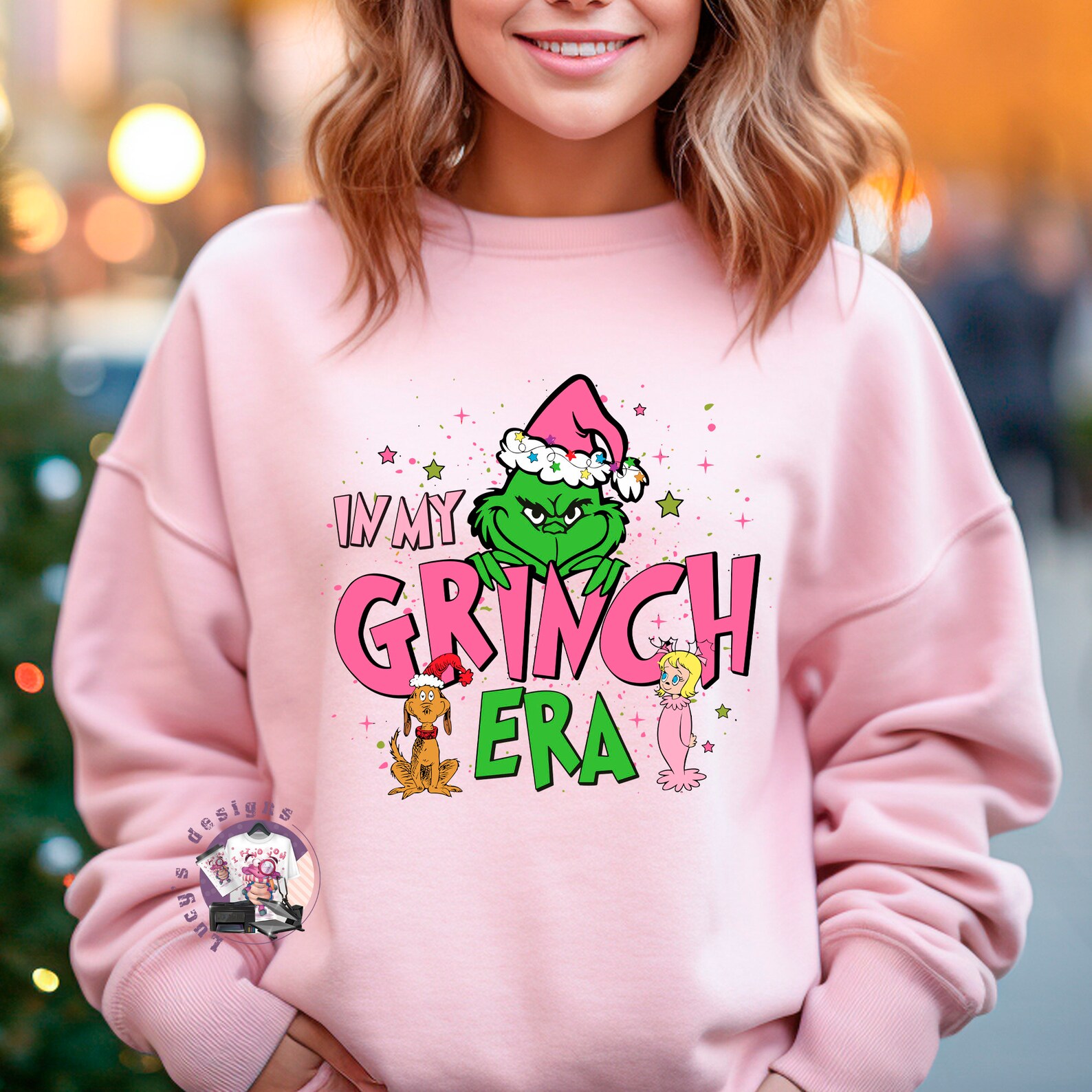 In My Grinch Era Sweatshirt Grinch Sweatshirts Grinch Christmas Etsy