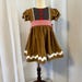 Gingerbread Dress, Christmas Dress, Santa Photo Outfit, - Etsy