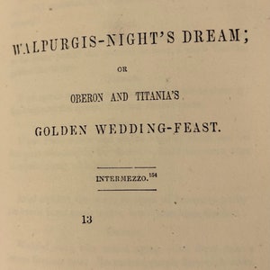1859 Faust A Dramatic Poem by Goethe - Etsy