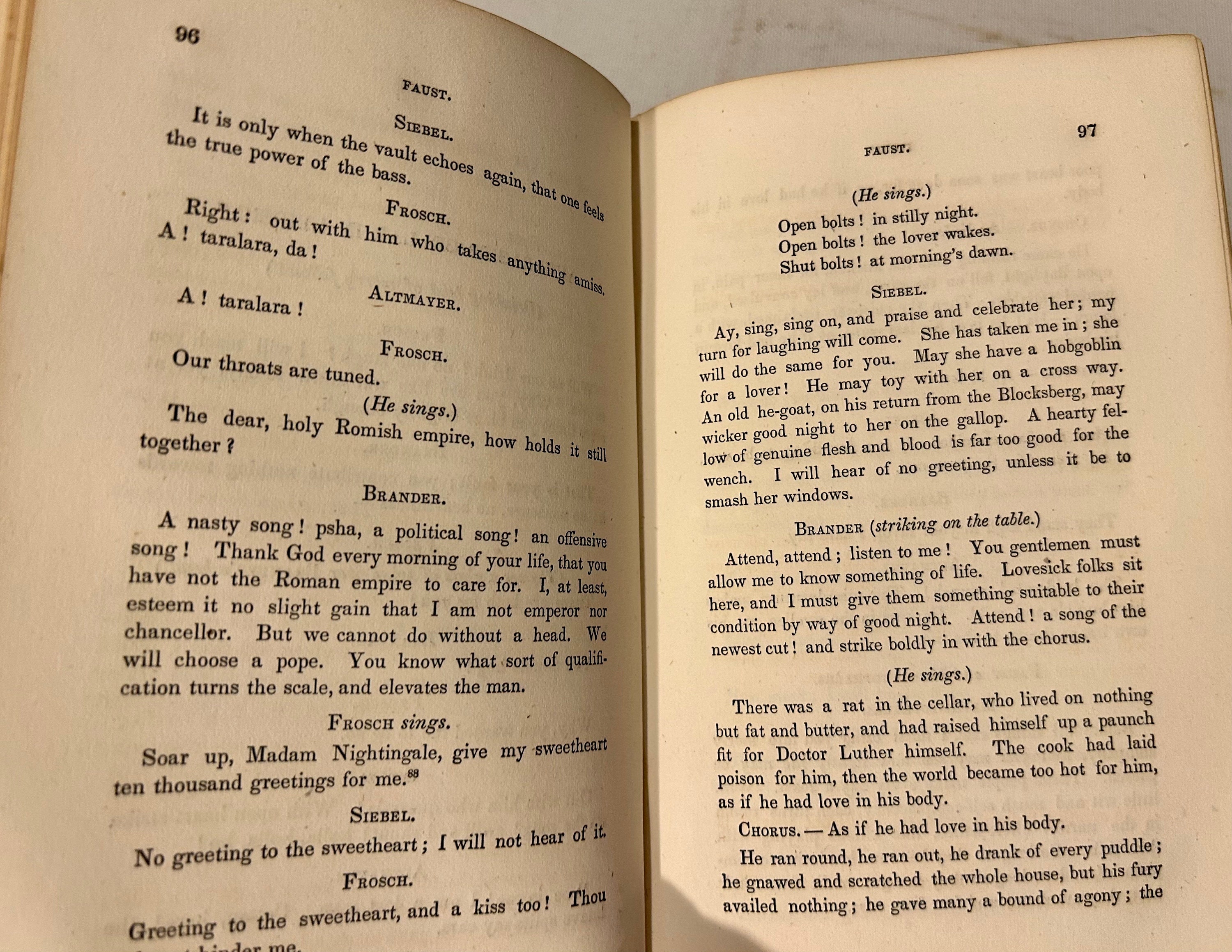 1859 Faust A Dramatic Poem by Goethe - Etsy